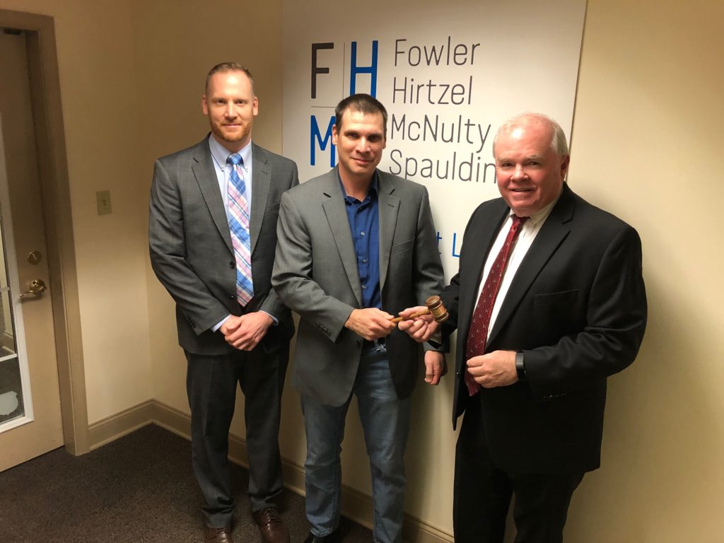 Joe McNulty Receives Golden Gavel Award - FHMS Law