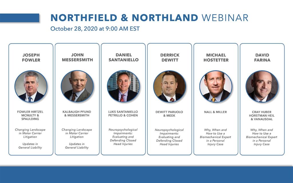 Fowler to Present Webinar for Northfield and Northland Insurance ...